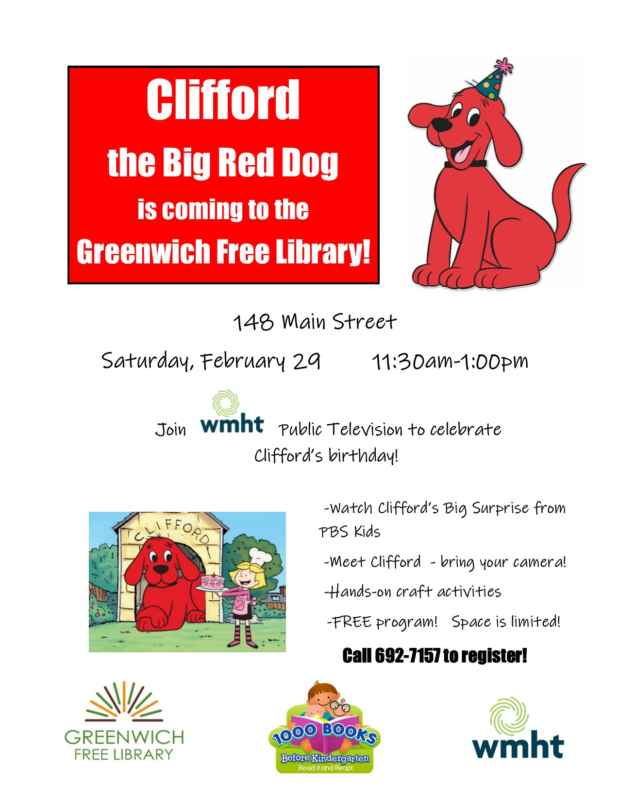 Clifford flyer (1) – Greenwich Free Library