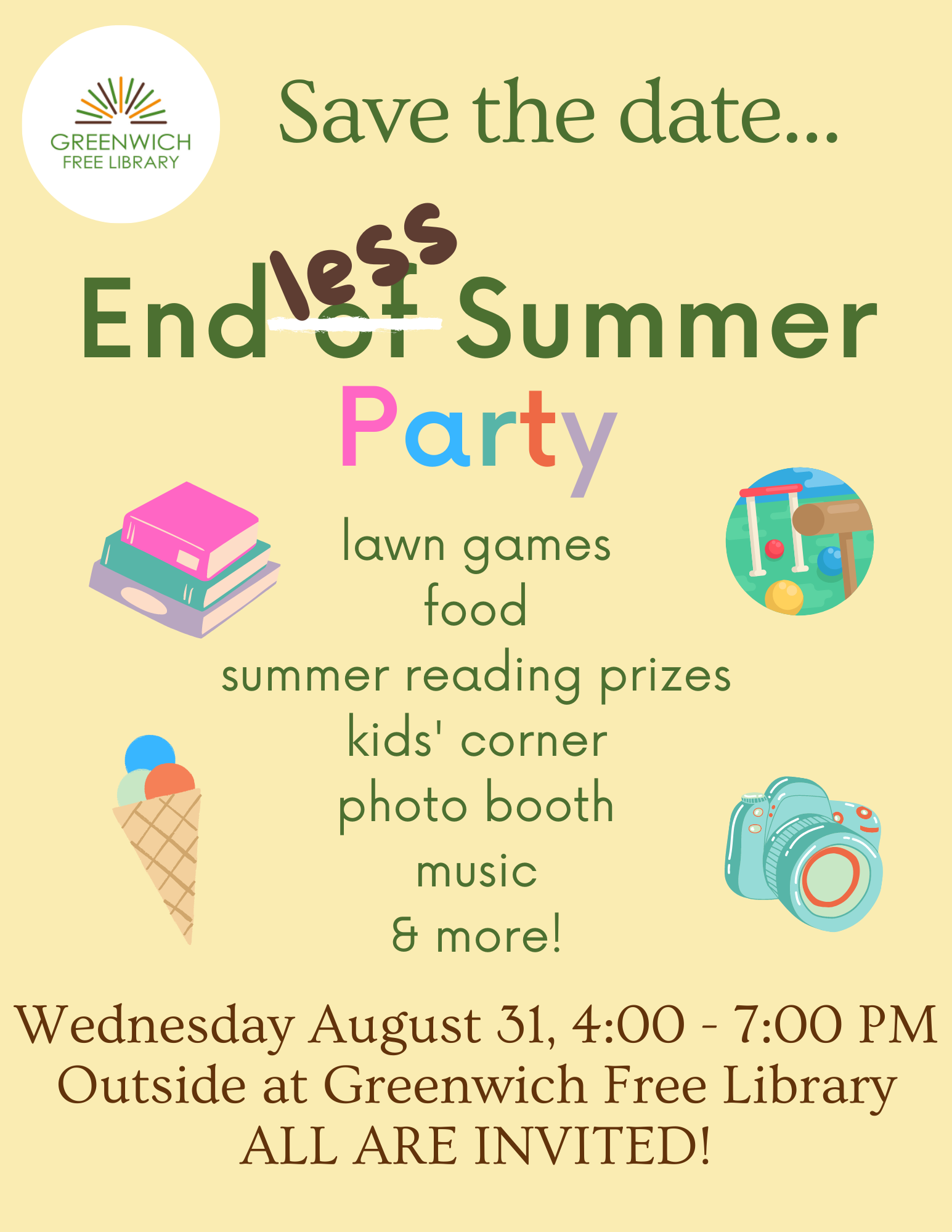 Greenwich Free Library – Our library’s website